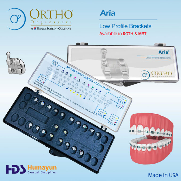 Aria Low-Profile Brackets Ortho Organizers USA - Humayun Dental Supplies